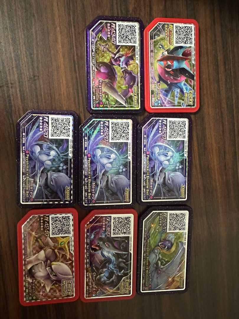 Rush 1 mewtwo Charizard greninja arceus lunala, Hobbies & Toys, Toys ...