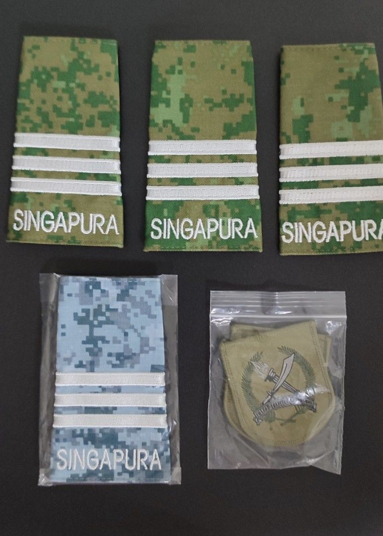 SAF OCT Rank Badges, Men's Fashion, Watches & Accessories, Accessory ...
