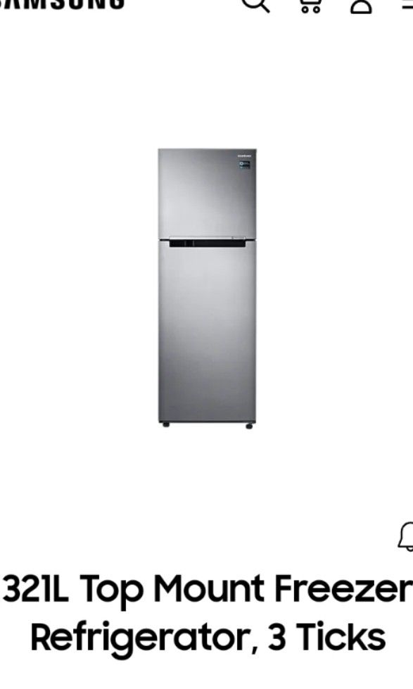 Samsung 321L 2 Door Fridge RT32K503ASL, TV & Home Appliances, Kitchen ...