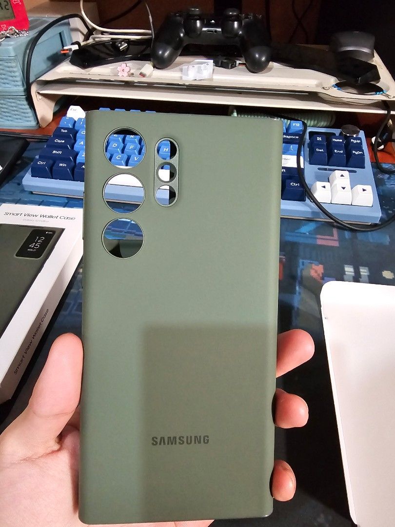 Samsung s23 Ultra Smart View Wallet Case Green/Olive, Video Gaming ...