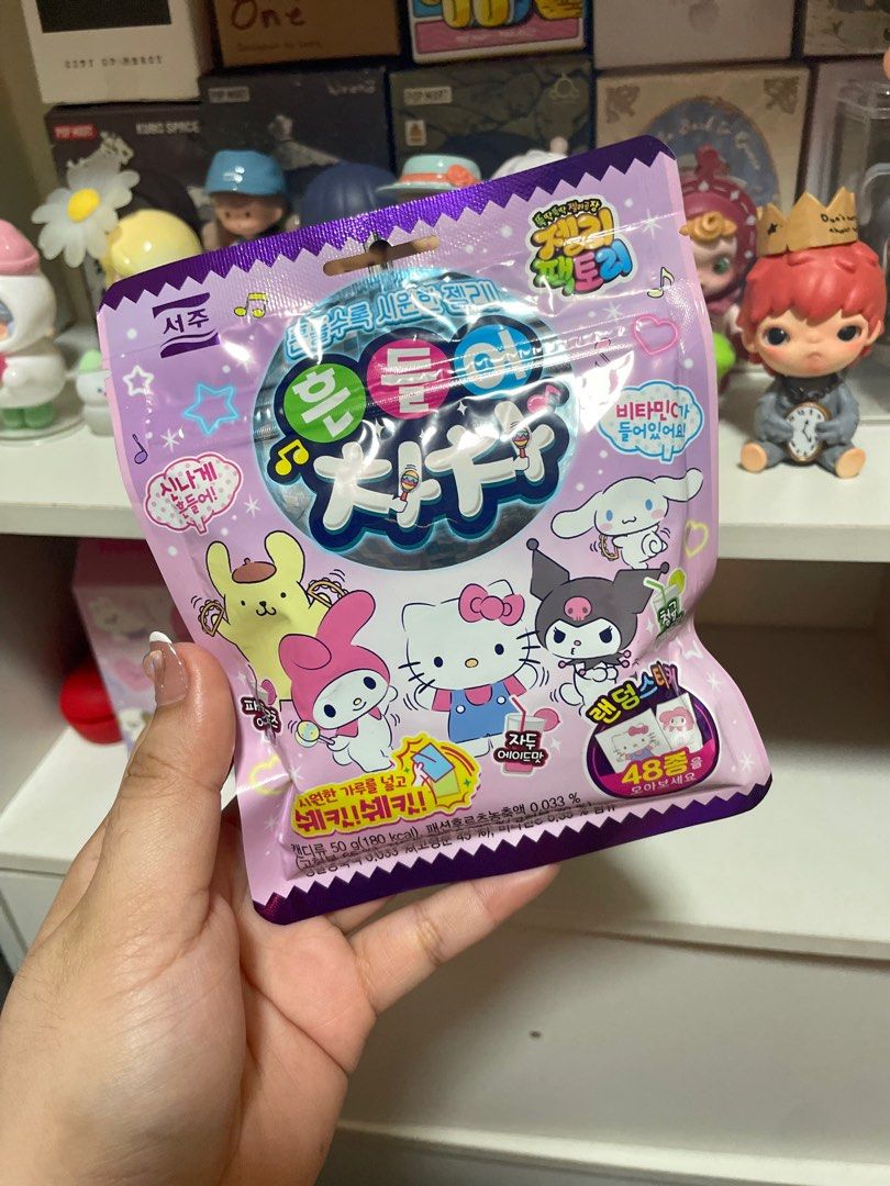 Sanrio Gummy Candy with Sticker Inside (fr Korea), Hobbies & Toys ...