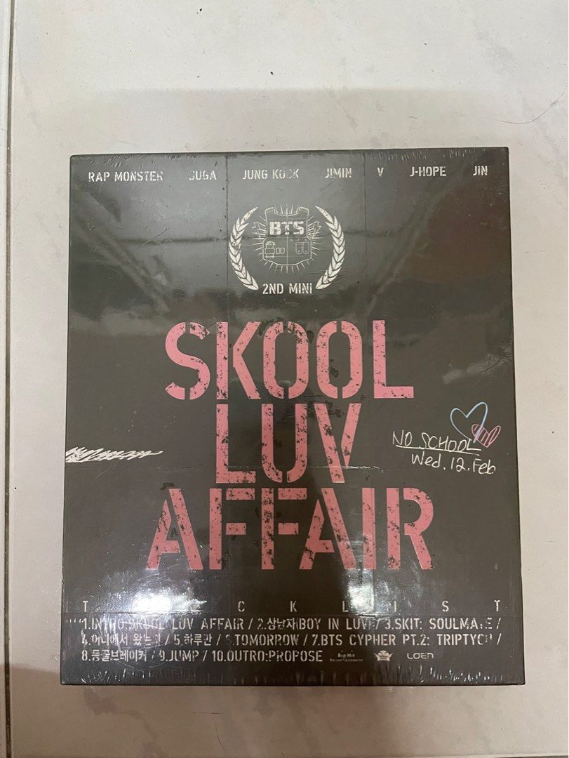 (Sealed) BTS Skool Luv Affair album, Hobbies & Toys, Music & Media, CDs ...
