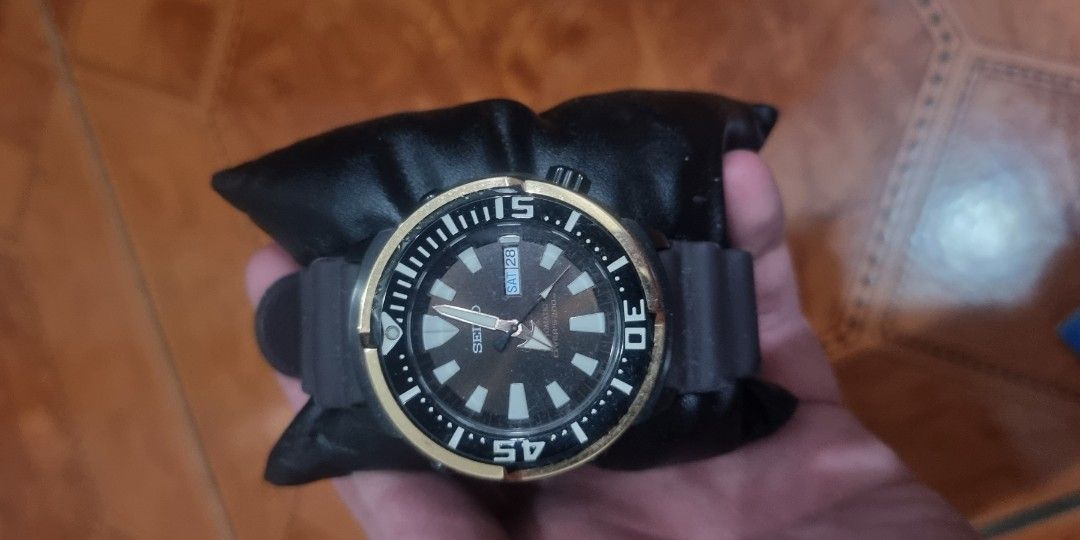 Seiko Goldfin Baby Tuna SRPD14k1, Luxury, Watches on Carousell