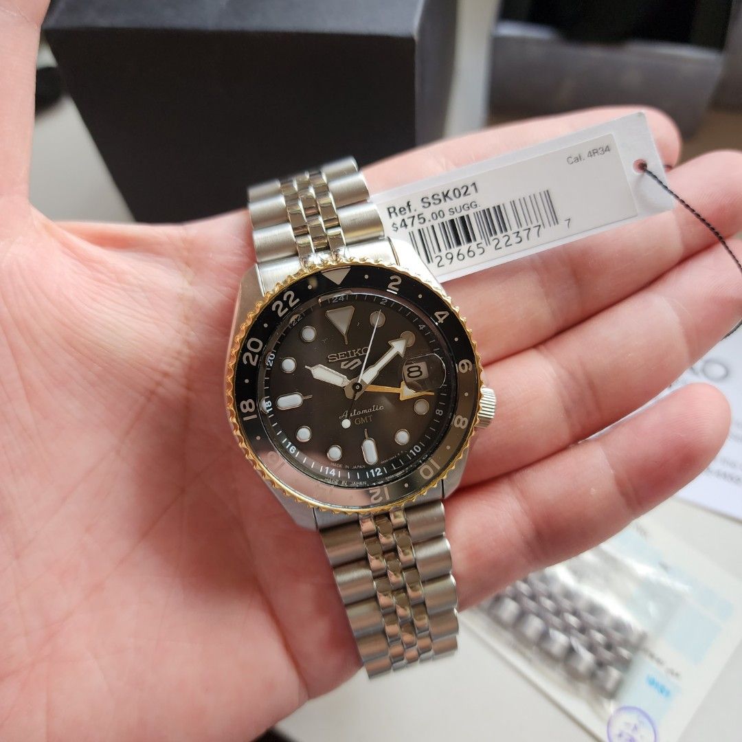 Seiko Sport GMT Series Gold SSK021 US Exclusive release, Men's Fashion ...