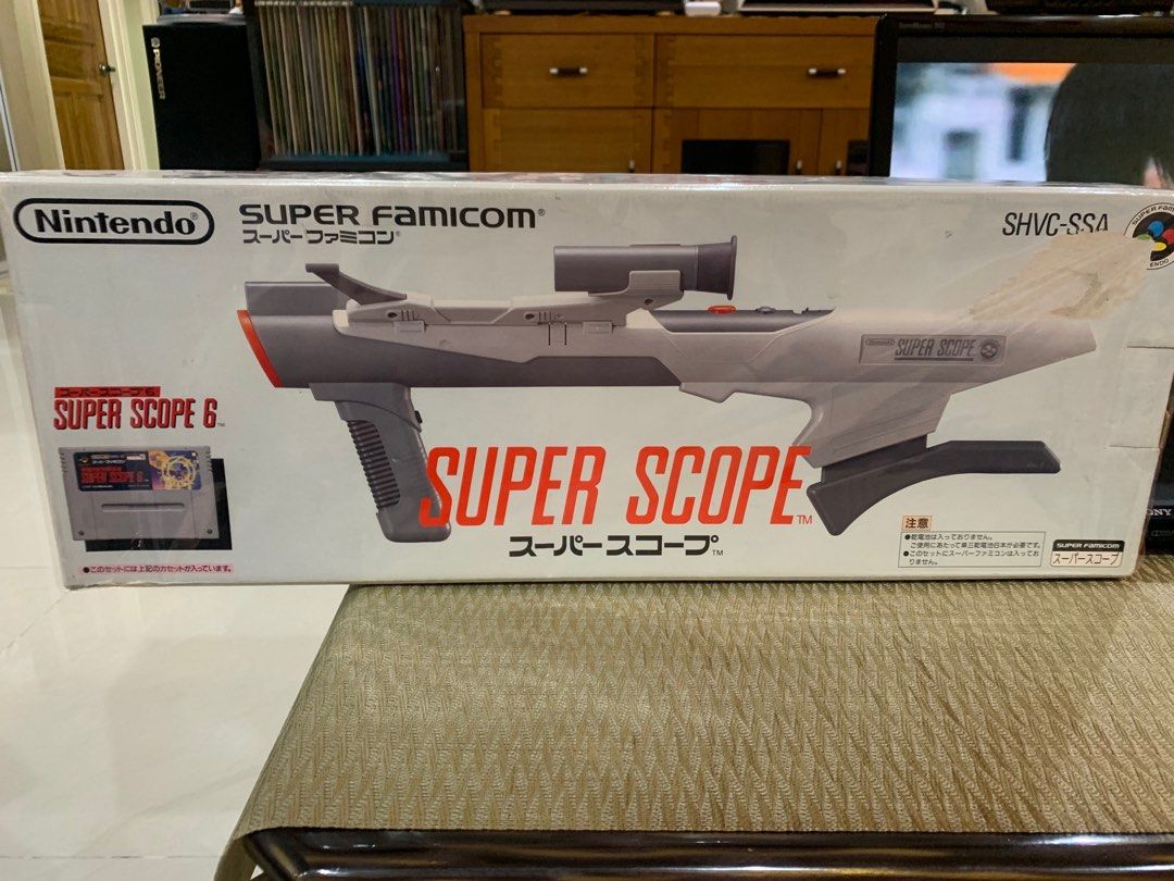 SFC SUPER SCOPE(MISSING SENSOR AND AIMING UNIT), Video Gaming, Video Game Consoles, Nintendo on ...