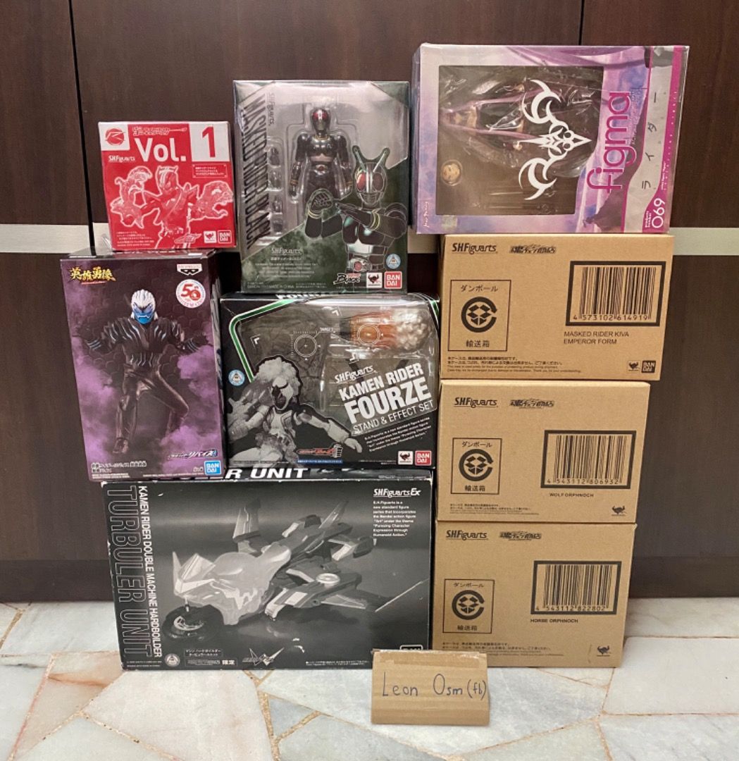 s.h.figuarts shf kamen riders / Figma fate rider, Hobbies & Toys, Toys ...