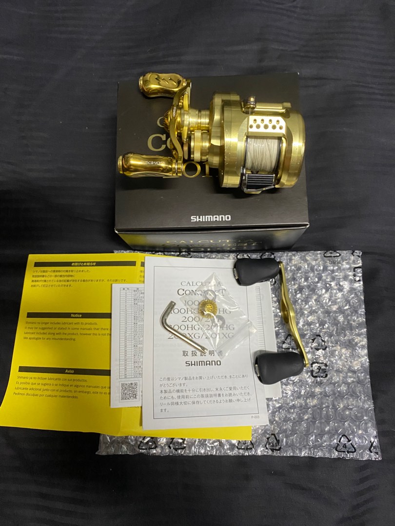 Shimano JDM Calcutta Conquest 201HG Baitcasting Reel, Sports Equipment, Fishing on Carousell