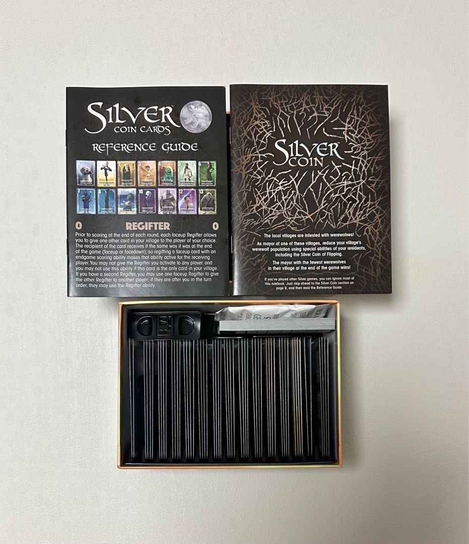 Silver Coin Board game Card game, Hobbies & Toys, Toys & Games on Carousell