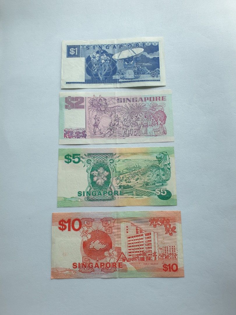 Singapore ship series currency note 1$ to 10$ set, Hobbies & Toys, Memorabilia & Collectibles ...