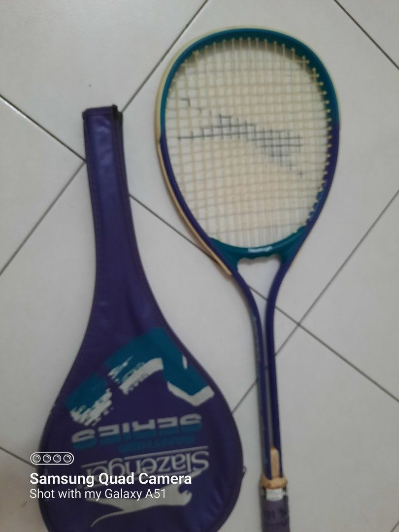 Slazenger panther club squash racket, Sports Equipment, Sports & Games ...