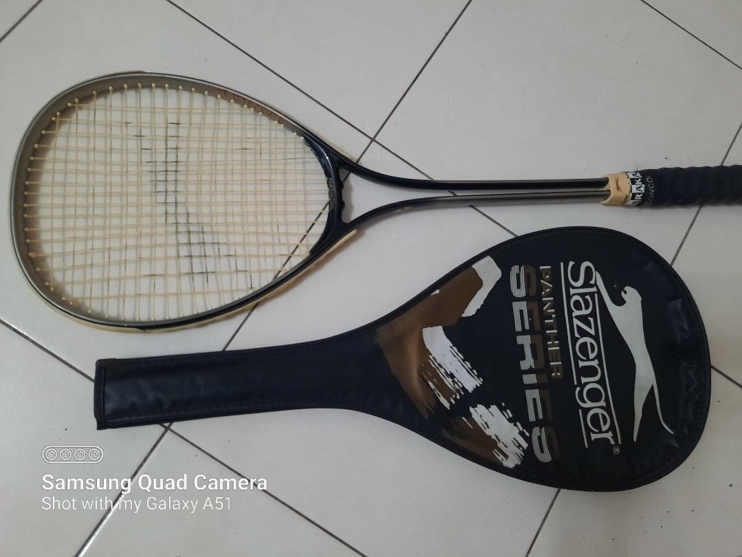 Slazenger panther plus squash racket, Sports Equipment, Sports & Games ...