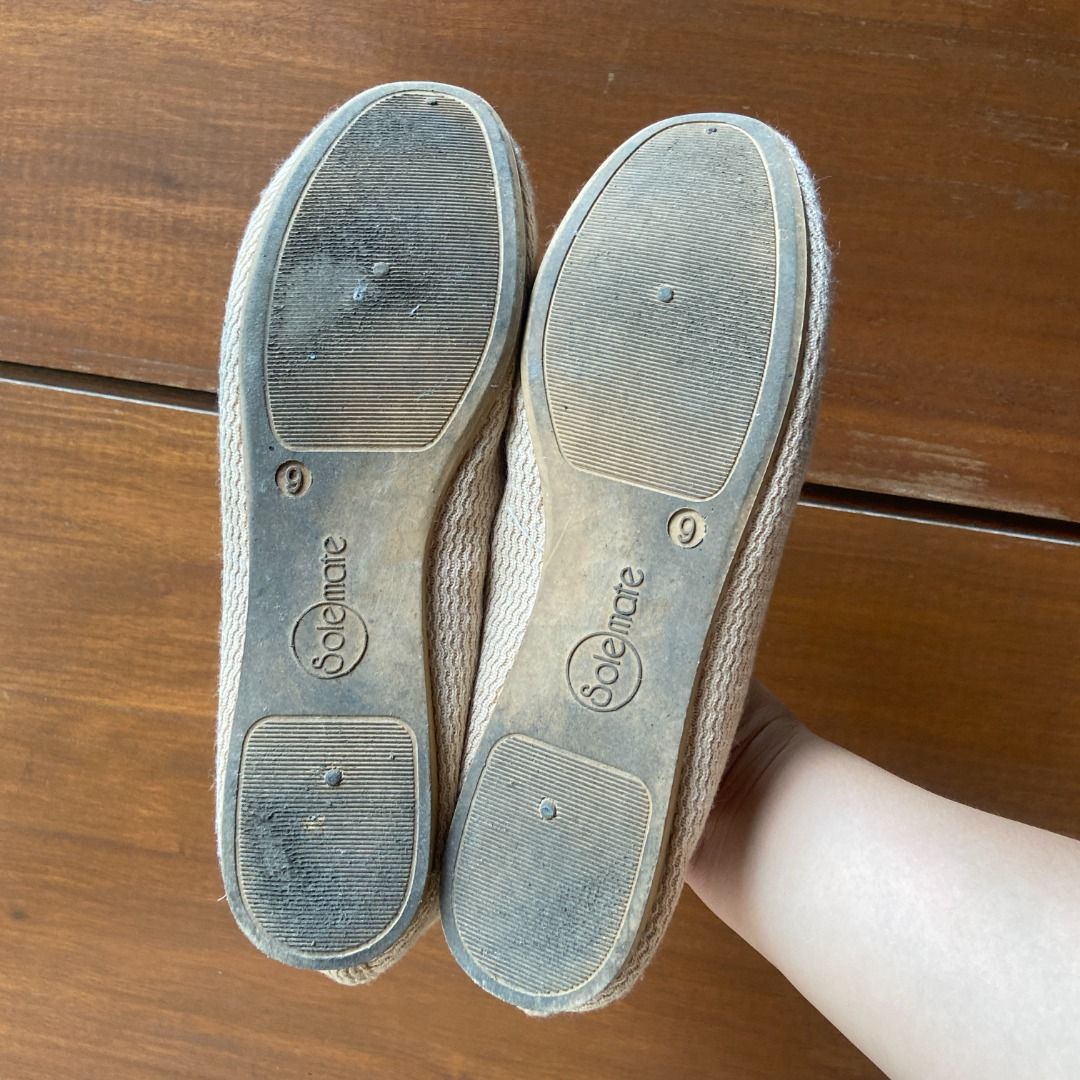 SOLEMATE Women Beige Ballet Ballerina Flats, Women's Fashion, Footwear ...