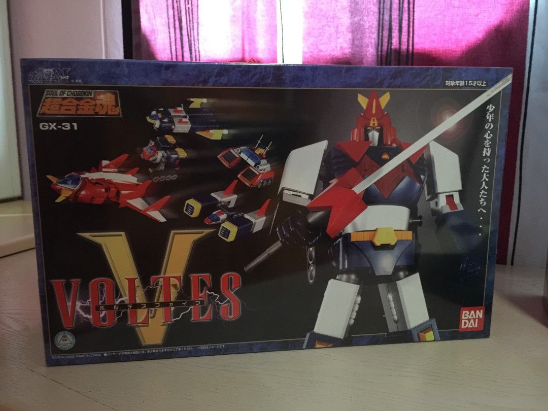 Soul of Chogokin GX-31 VOLTES V with Diecast Sword, Hobbies & Toys ...