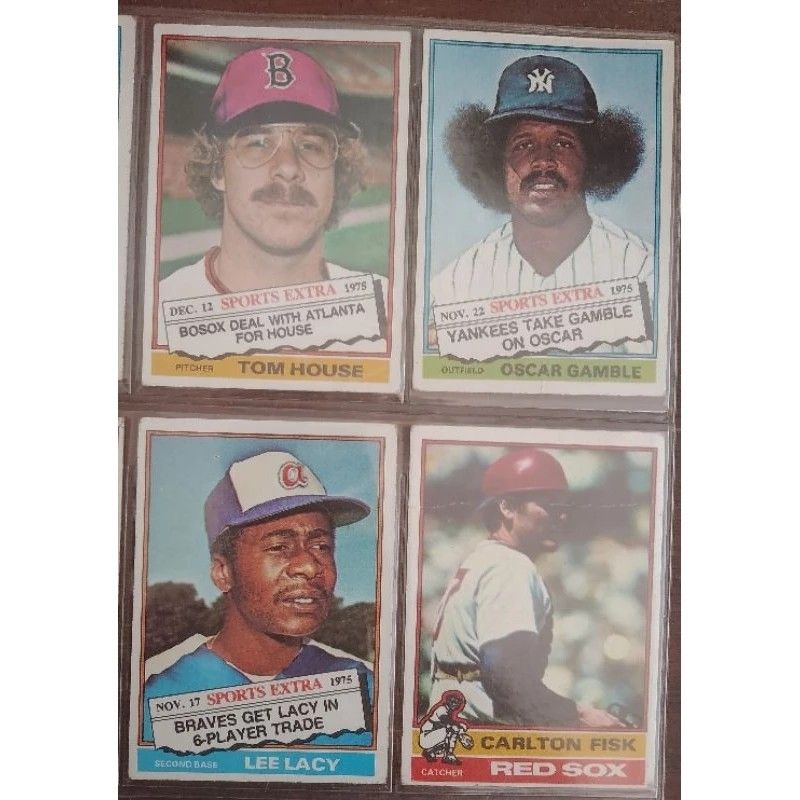 Sports Extra Stars Lot 9 1976 Mlb Topps Baseball Sports Trading Cards