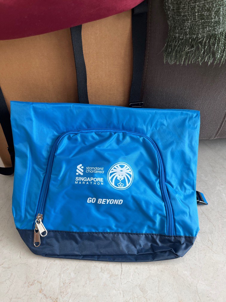 Standard chartered marathon bag, Men's Fashion, Bags, Sling Bags on ...