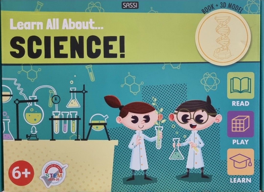 STEAM science game and illustration book, Hobbies & Toys, Toys & Games ...