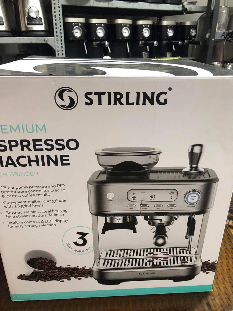 Stirling Espresso Machine with Free Stirling 10in1 Multifunctional ...