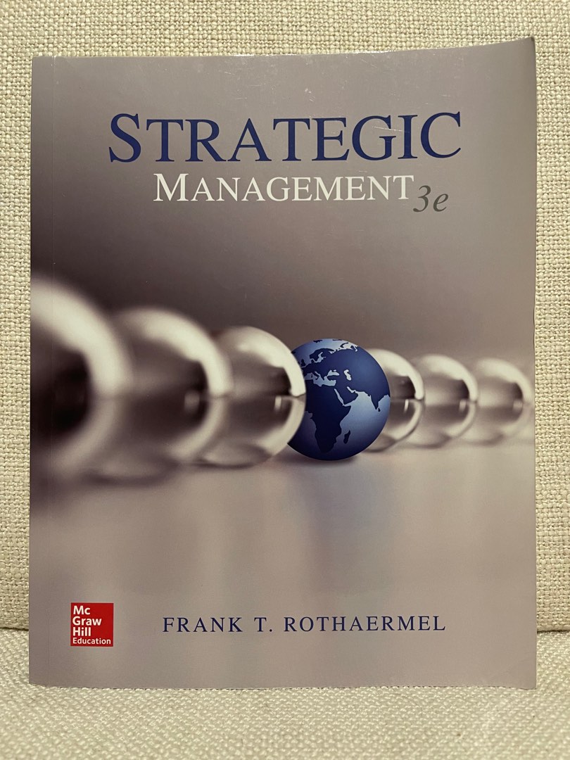 Strategic Management Book by Frank T. Rothaermel, Hobbies & Toys, Books ...