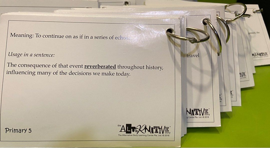 TAS / the alternative story P5 & P6 flashcards / flash cards/psle ...