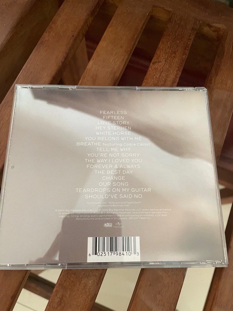 Taylor Swift Fearless Cd, Hobbies & Toys, Music & Media, CDs & DVDs on ...