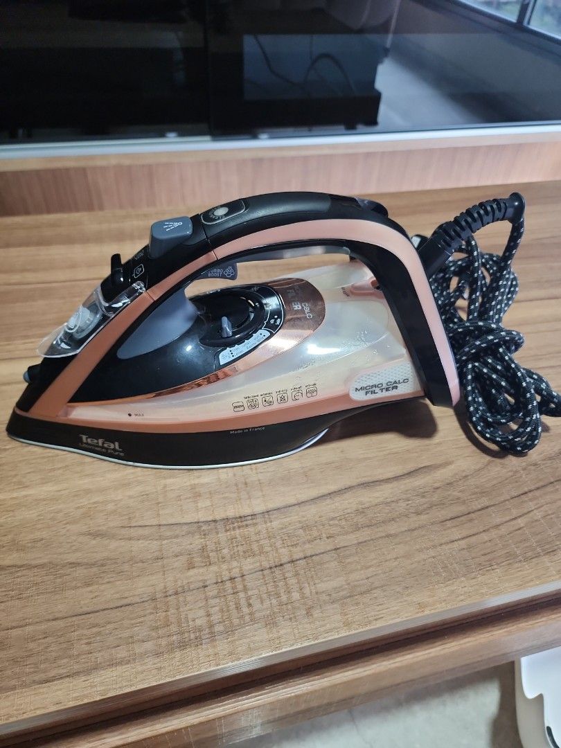 Tefal Ultimate Pure Iron FV9845, TV & Home Appliances, Irons & Steamers ...