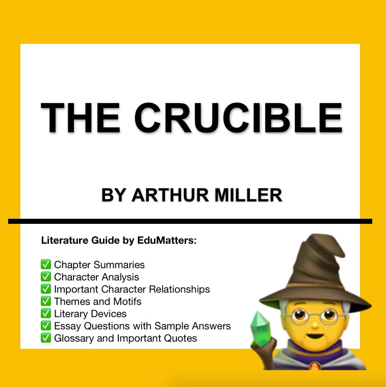 The Crucible by Arthur Miller Literature Study Guide Notes for GCE O ...