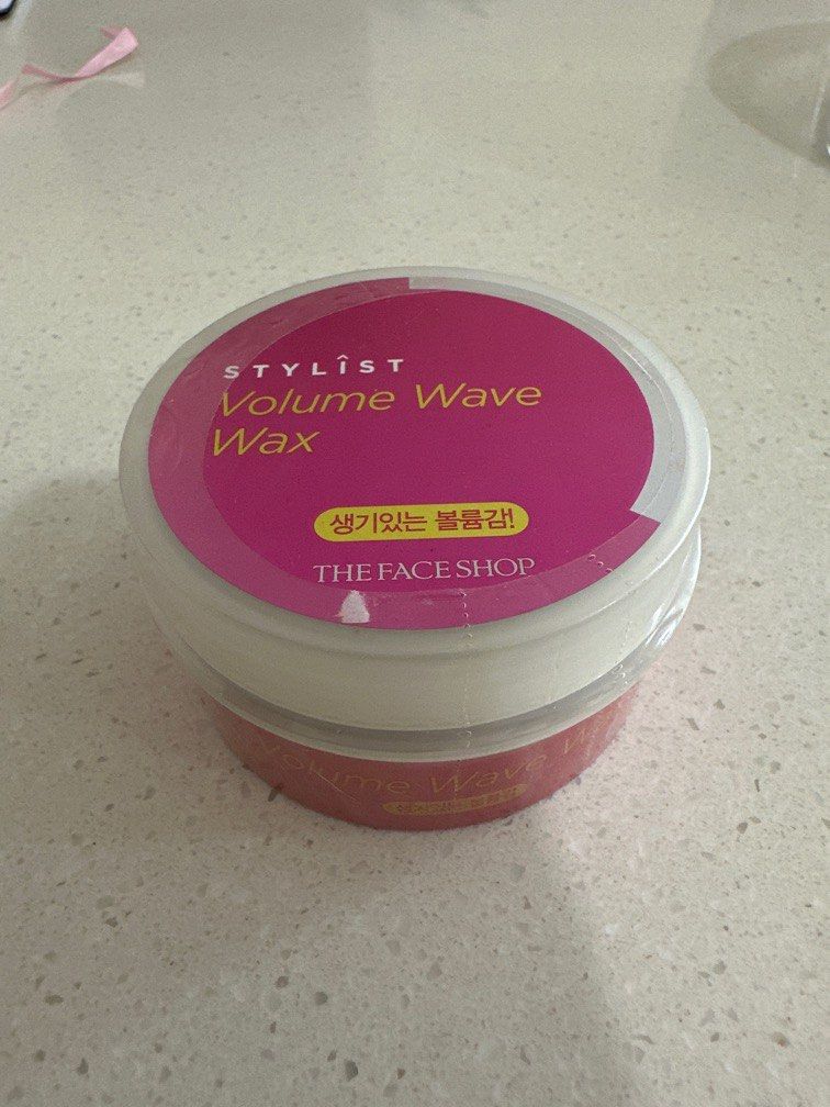 The Face Shop volume wave wax, Beauty & Personal Care, Hair on Carousell