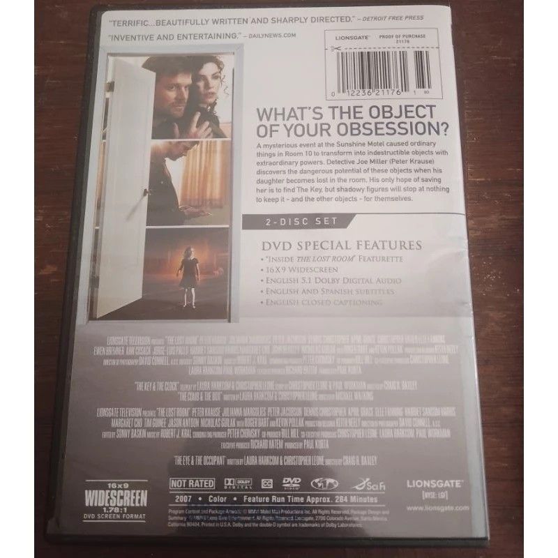 The Lost Room TV Series Box Set Suspense Drama Season 1 Complete 2 Disc ...