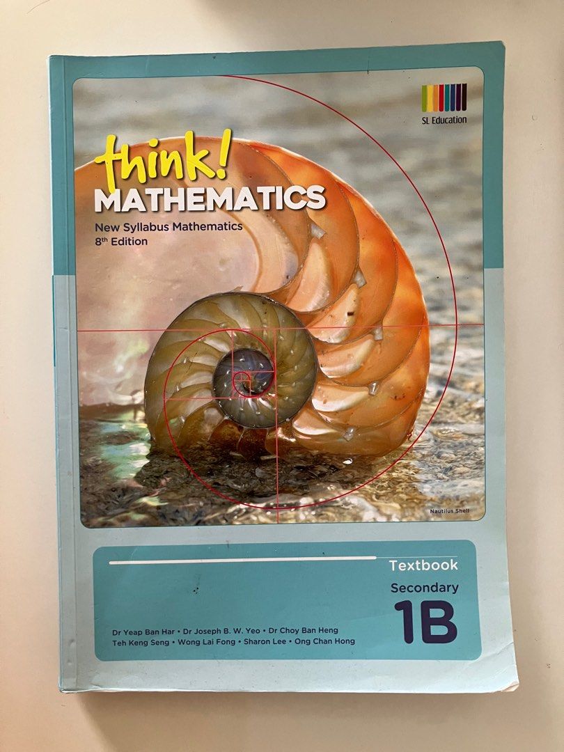 think! Mathematics Secondary Textbook 1A and 1B, Hobbies & Toys, Books ...
