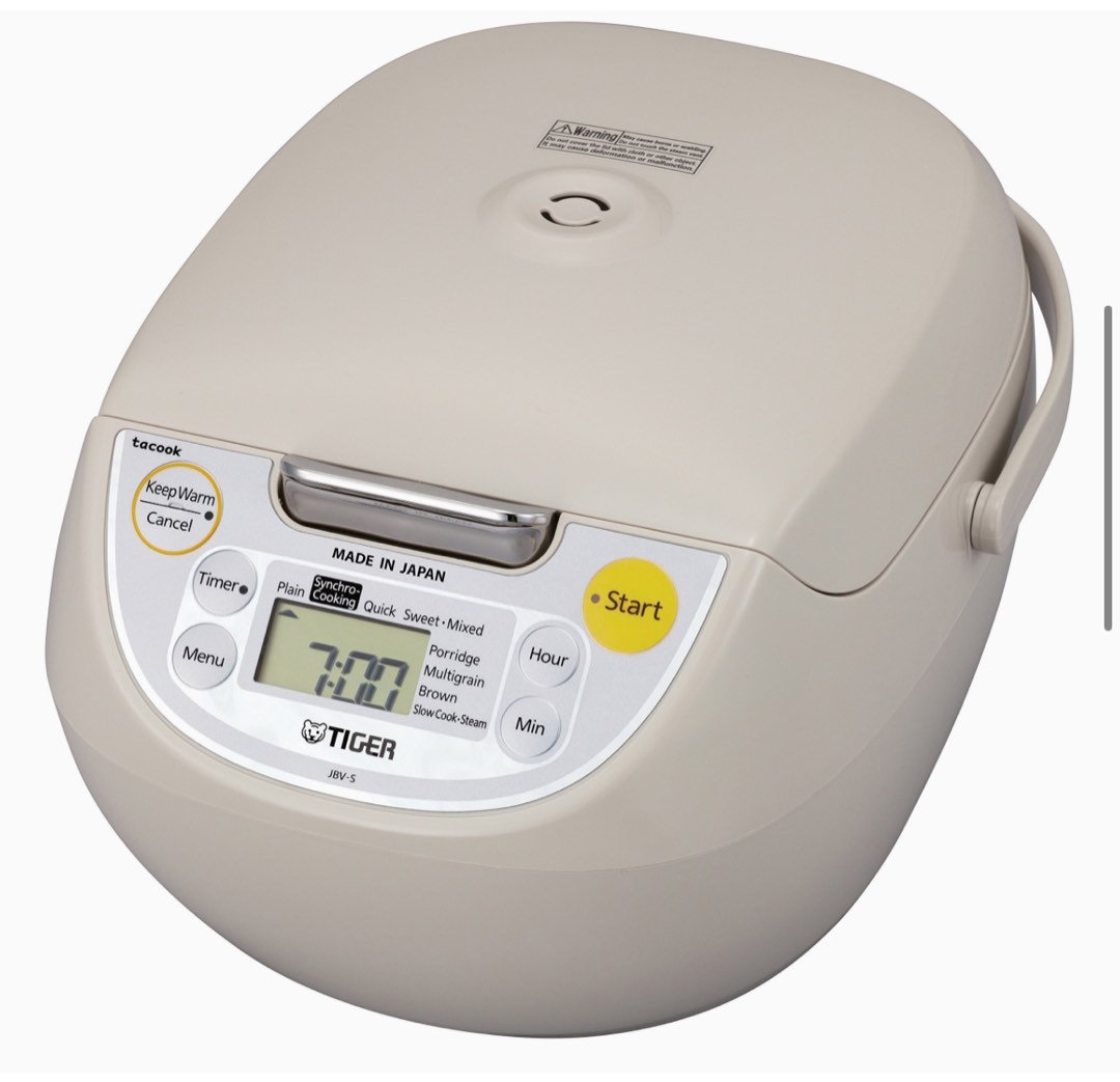 Tiger 1L TACOOK Microcomputer Rice Cooker, TV & Home Appliances ...