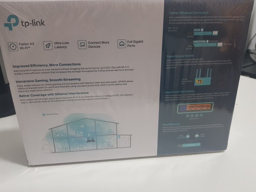 Tp-link AX1800 Dual Band Wifi 6 router, Computers & Tech, Parts ...
