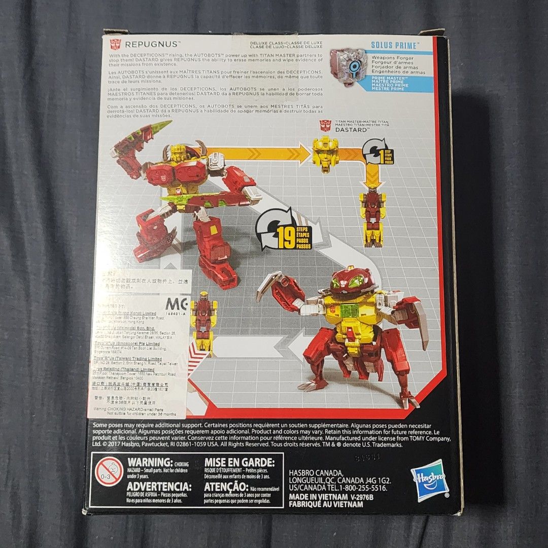 Transformers Titans Return Repugnus + Twinferno, Hobbies & Toys, Toys ...