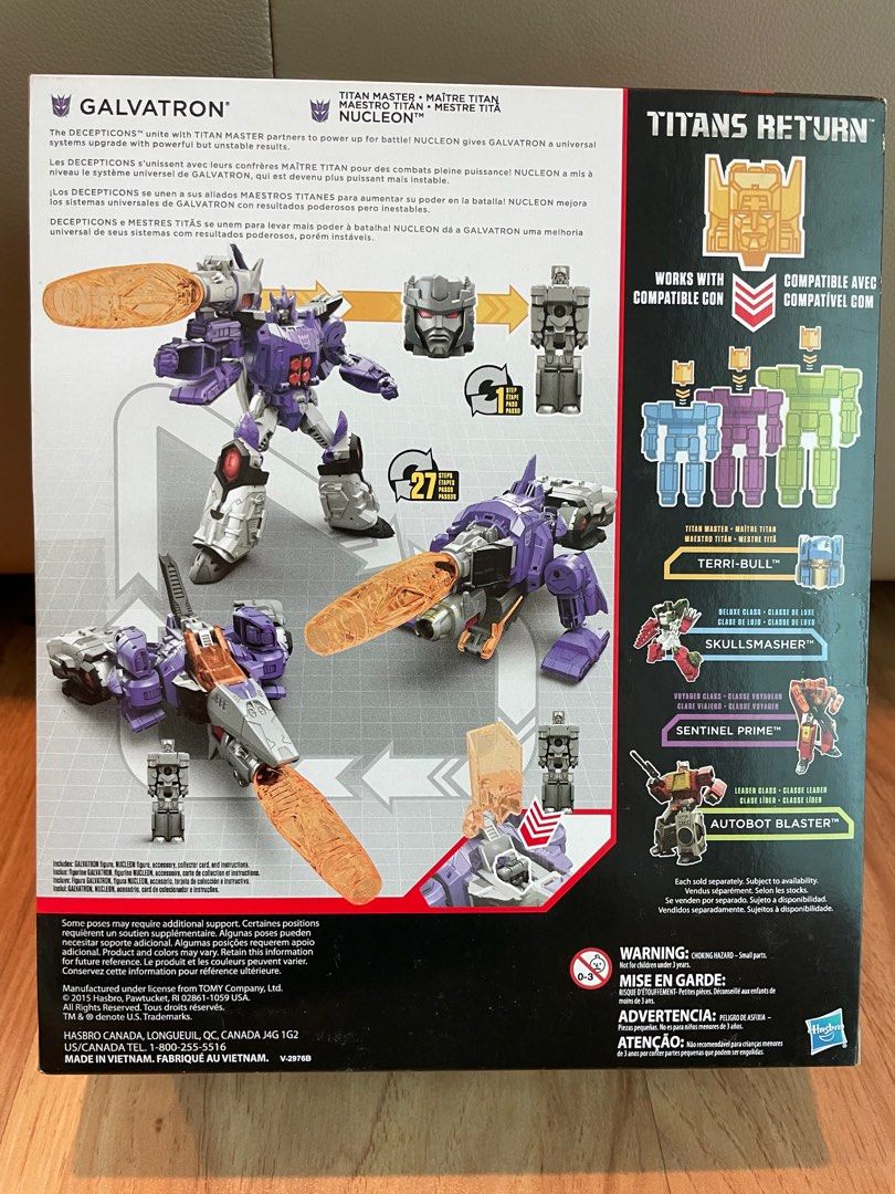 Transformers Titans Return Galvatron, Hobbies & Toys, Toys & Games on ...