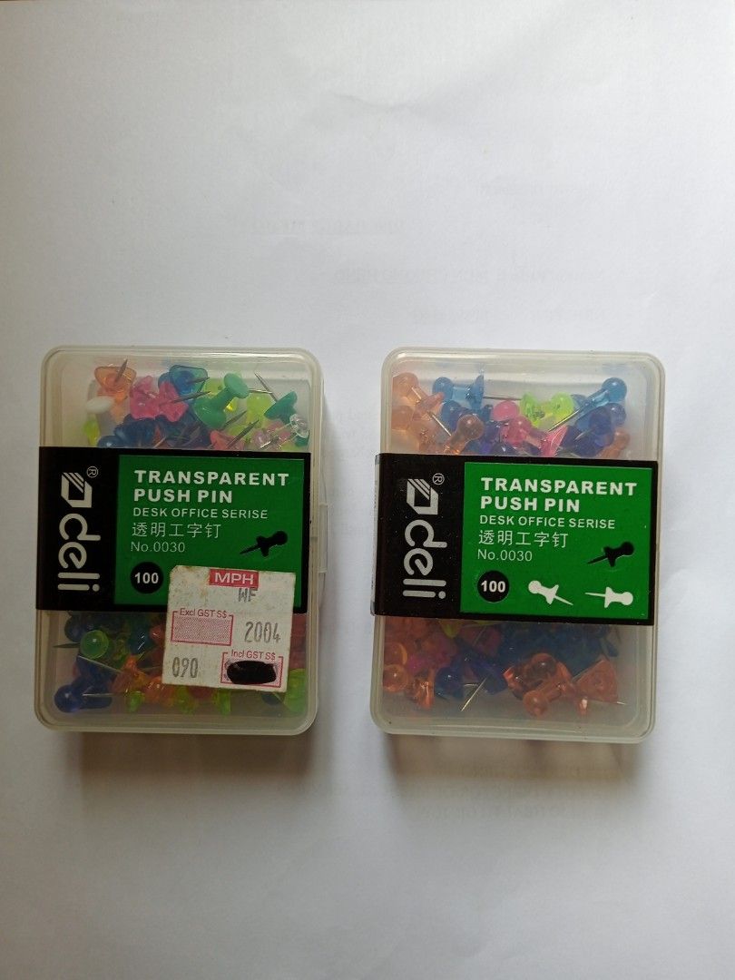 Transparent Push Pin, Hobbies & Toys, Stationery & Craft, Other ...