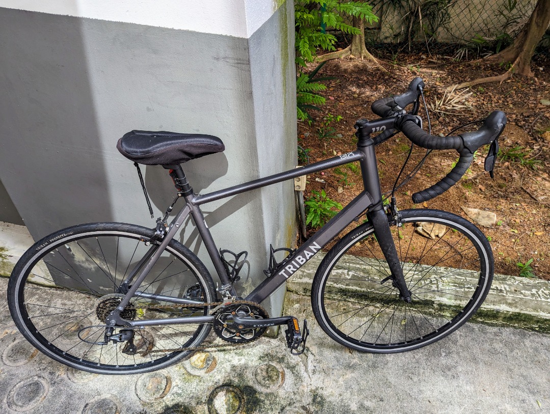 Triban RC 120 Road Bike Adult - with accessories, Sports Equipment, Bicycles & Parts, Bicycles ...