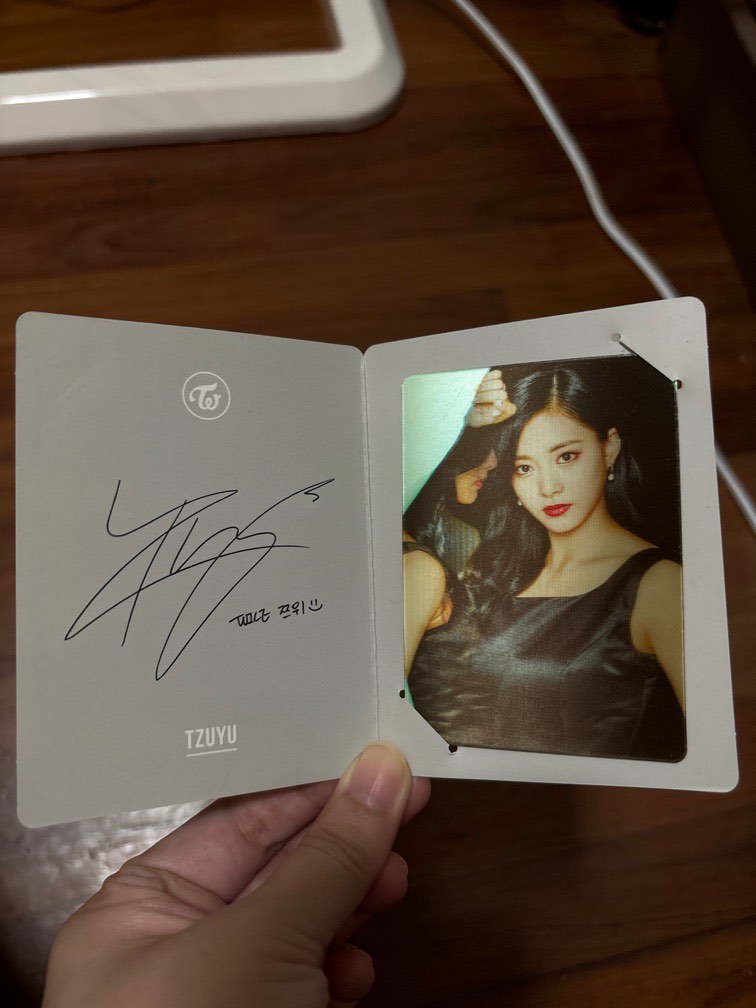 Twice Tzuyu Cheer up album holographic card, Hobbies & Toys ...