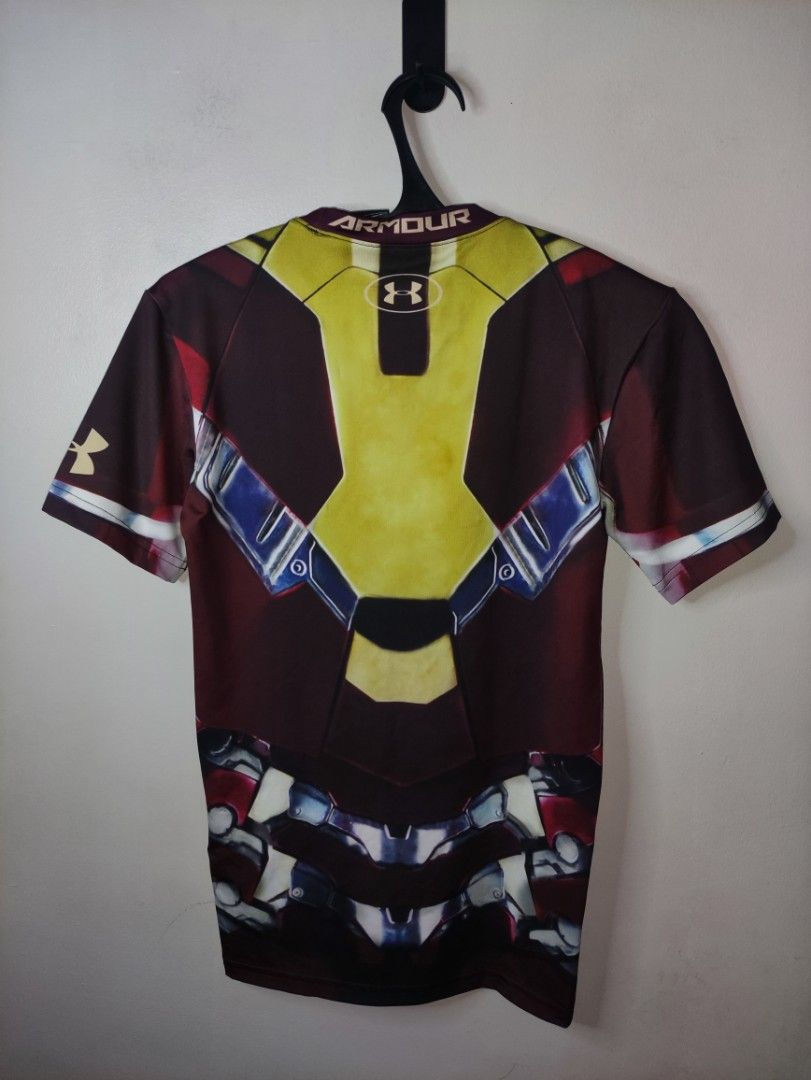 Under Armour Iron Man compression shirt, Men's Fashion, Activewear on ...
