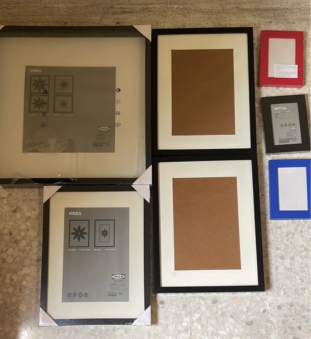 Various IKEA frames to give away, Furniture & Home Living, Home Decor ...