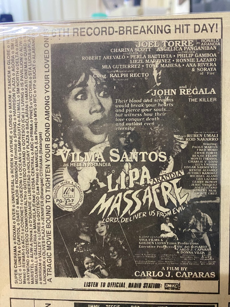 Vilma Santos / John Regala in Lipa “Arandia” Massacre - Tagalog ...