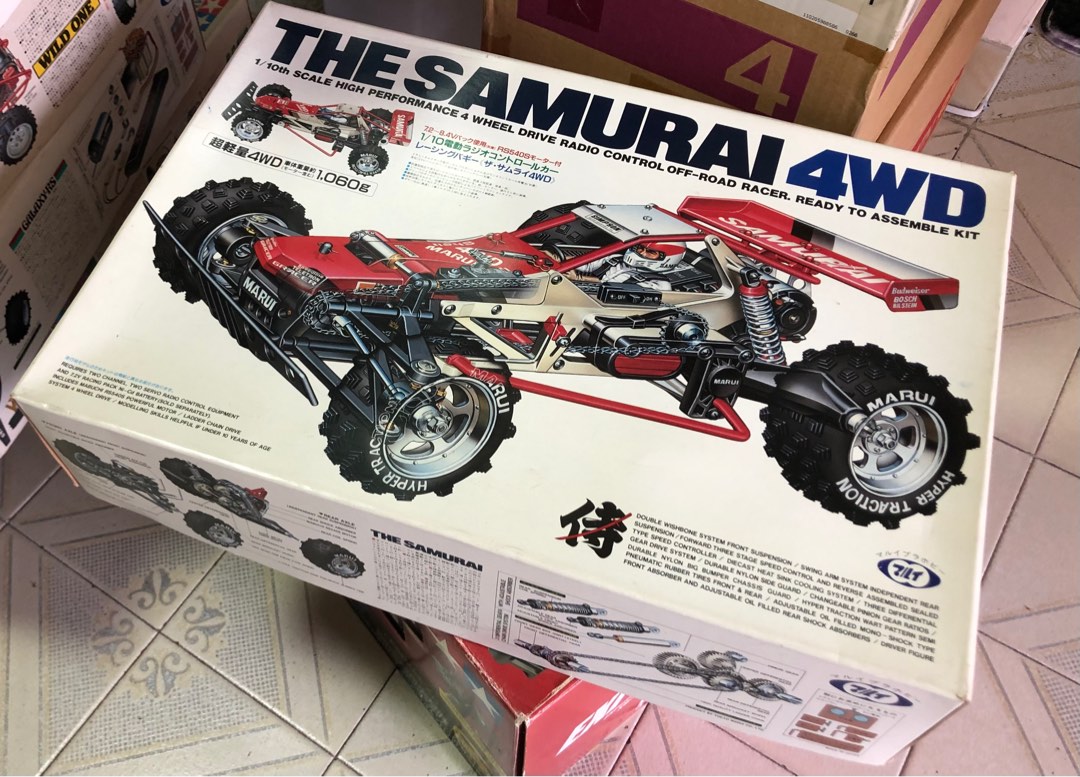 Vintage Marui 1/10 Electric RC Buggy - Samurai, 興趣及遊戲, 玩具 & 遊戲類 - Carousell