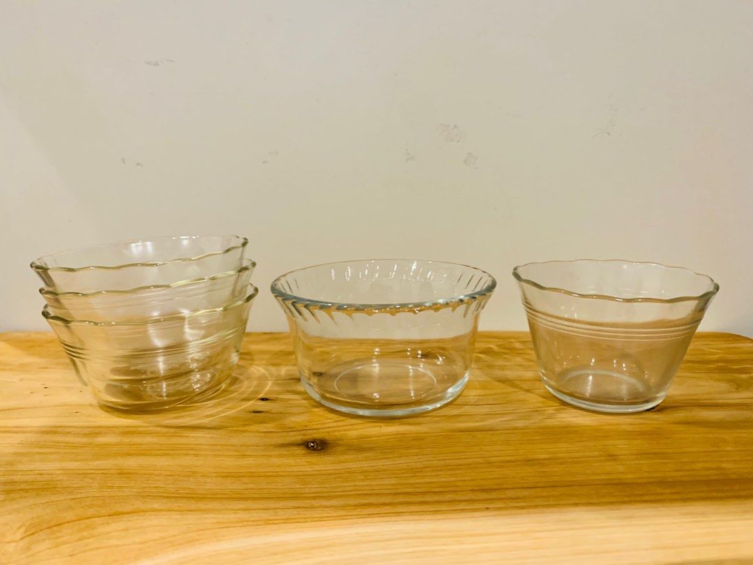 Vintage Pyrex Glass Bowls (Set of 5), Furniture & Home Living ...