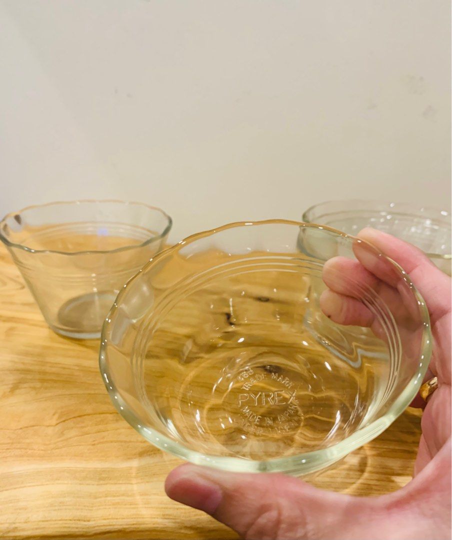 Vintage Pyrex Glass Bowls (Set of 5), Furniture & Home Living ...