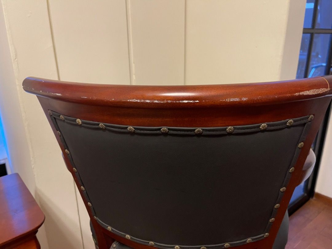 Vintage shoe polishing chair, Furniture & Home Living, Furniture ...