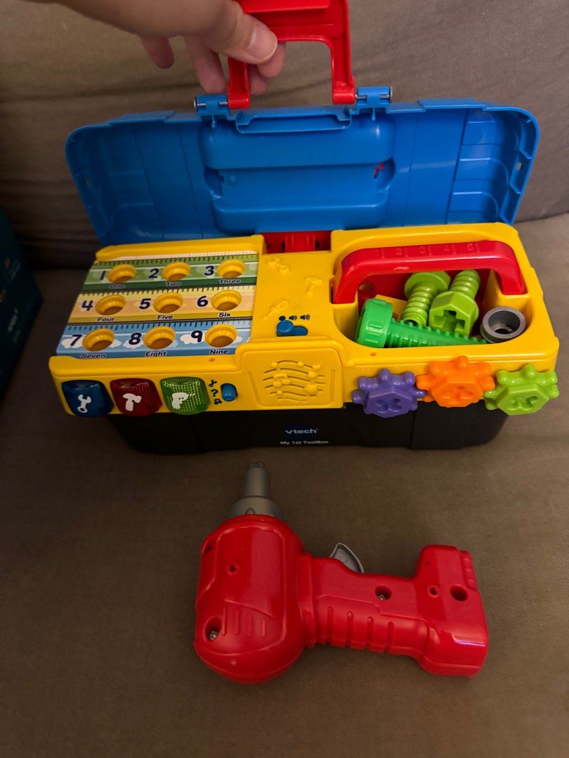 Vrtech Tool Box for Kids (As good as new), Babies & Kids, Infant ...