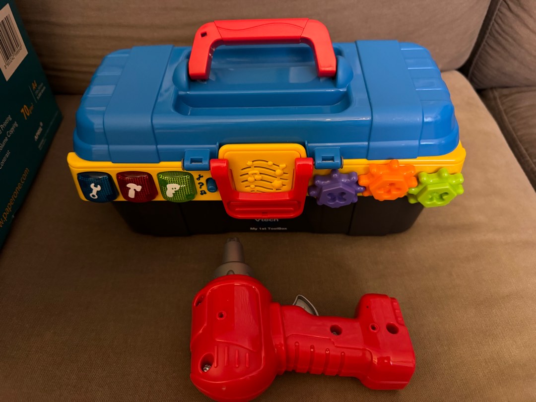Vrtech Tool Box for Kids (As good as new), Babies & Kids, Infant ...