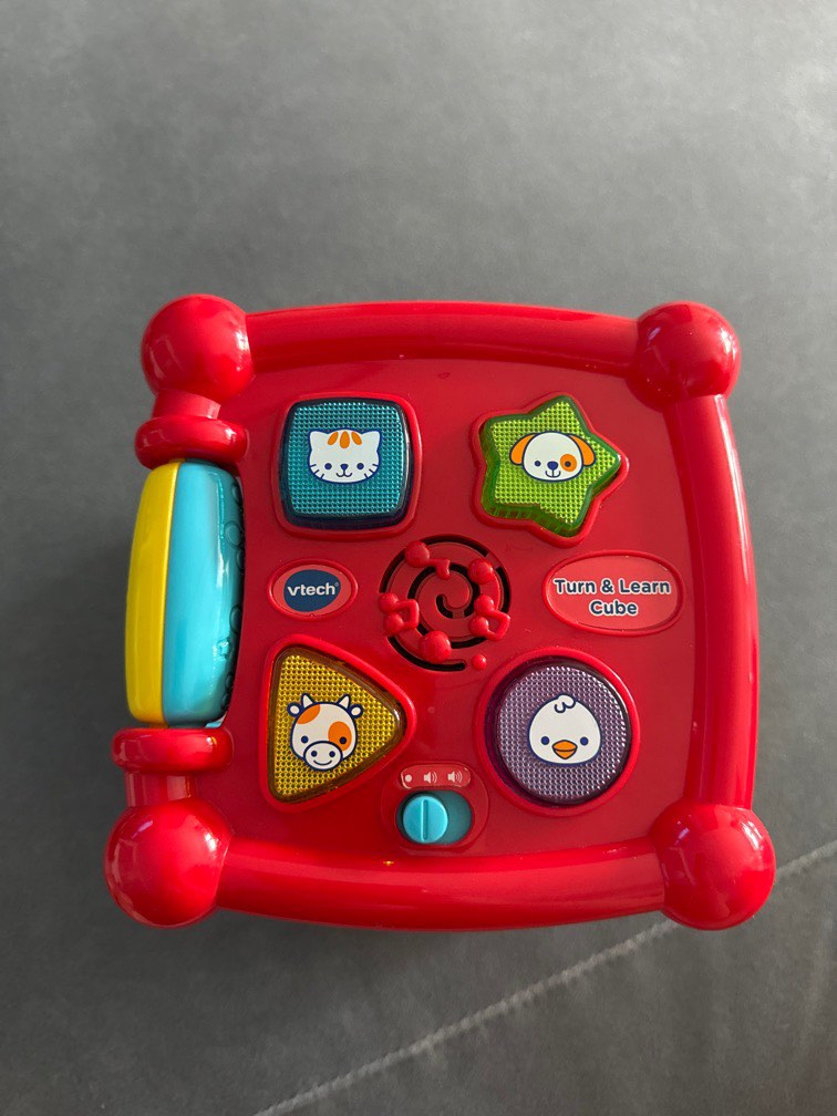 Vtech Turn & Learn Cube, Babies & Kids, Infant Playtime on Carousell
