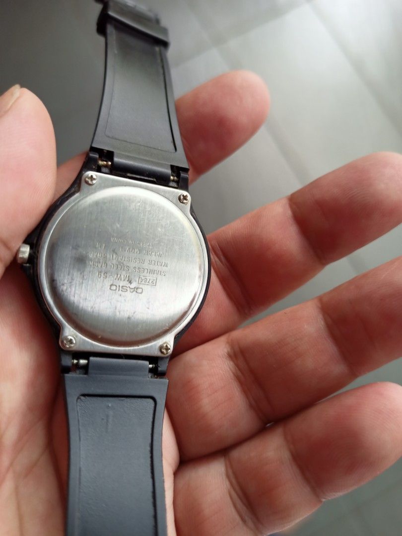 Watch Jam Casio MW-59 Series, Men's Fashion, Watches & Accessories ...