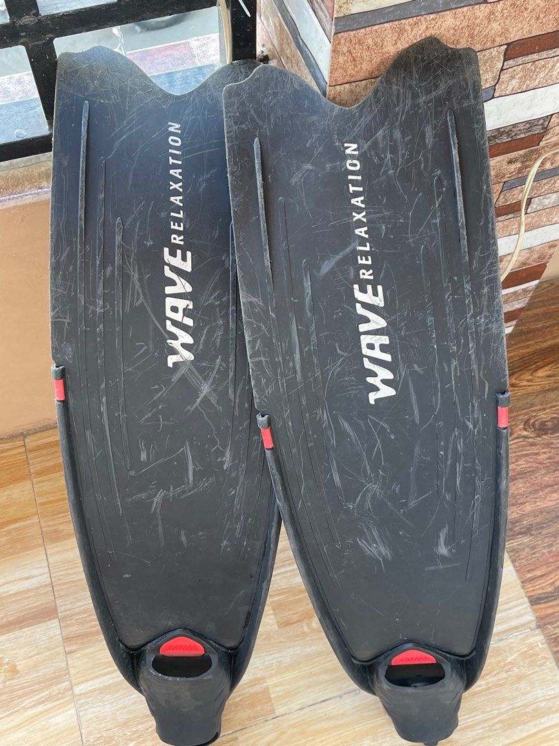 WAVE freediving fins (bought from Ysla), Sports Equipment, Sports ...