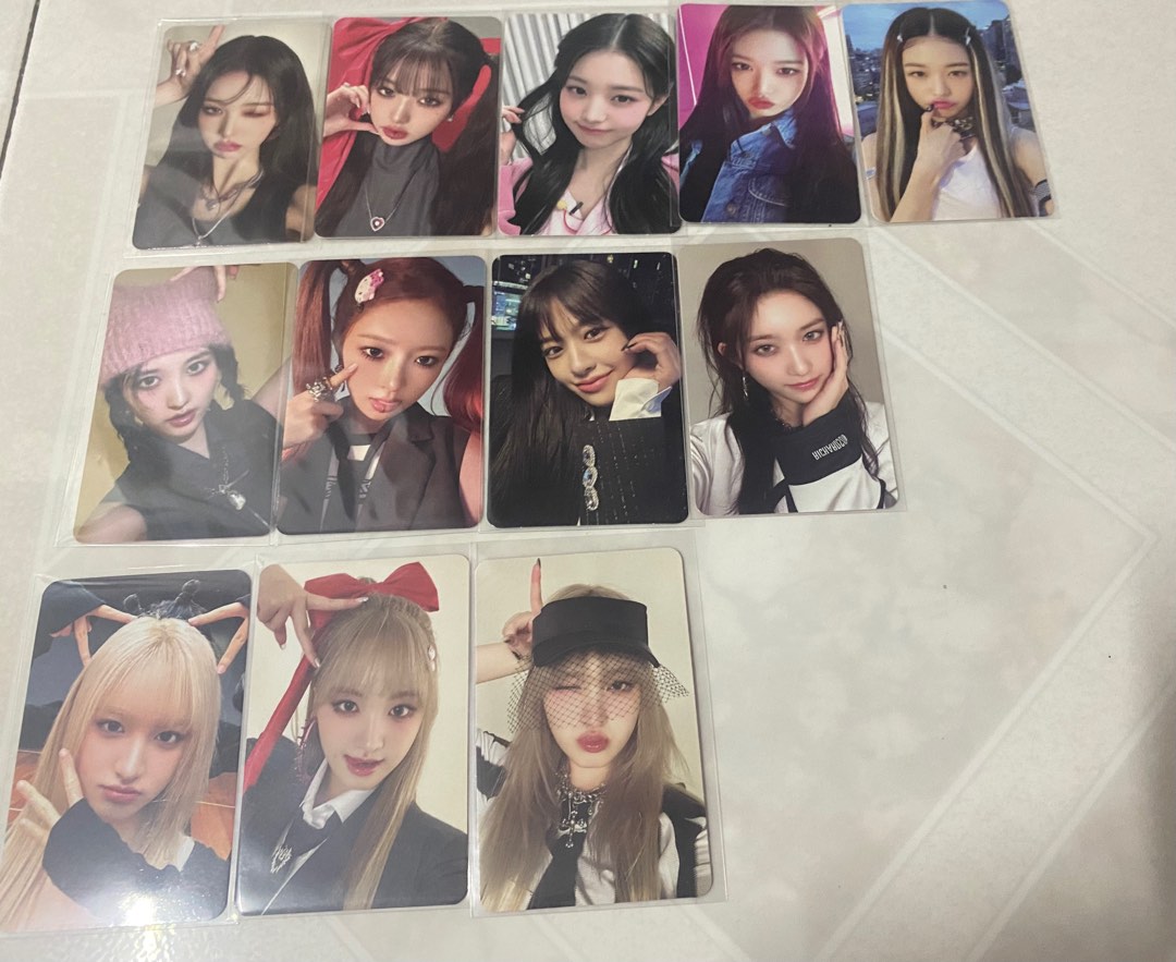[wts] IVE PC Ive photocard clearance Wonyoung Liz Pyjamas Wony PJ wony Gaeul Yujin Leeseo Rei ...
