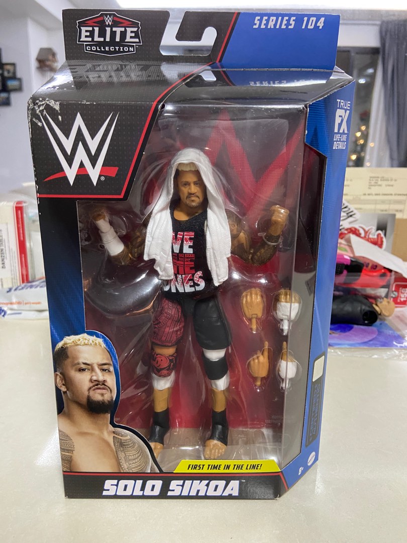 WWE Mattel Elite Solo Sikoa The Bloodline, Hobbies & Toys, Toys & Games ...